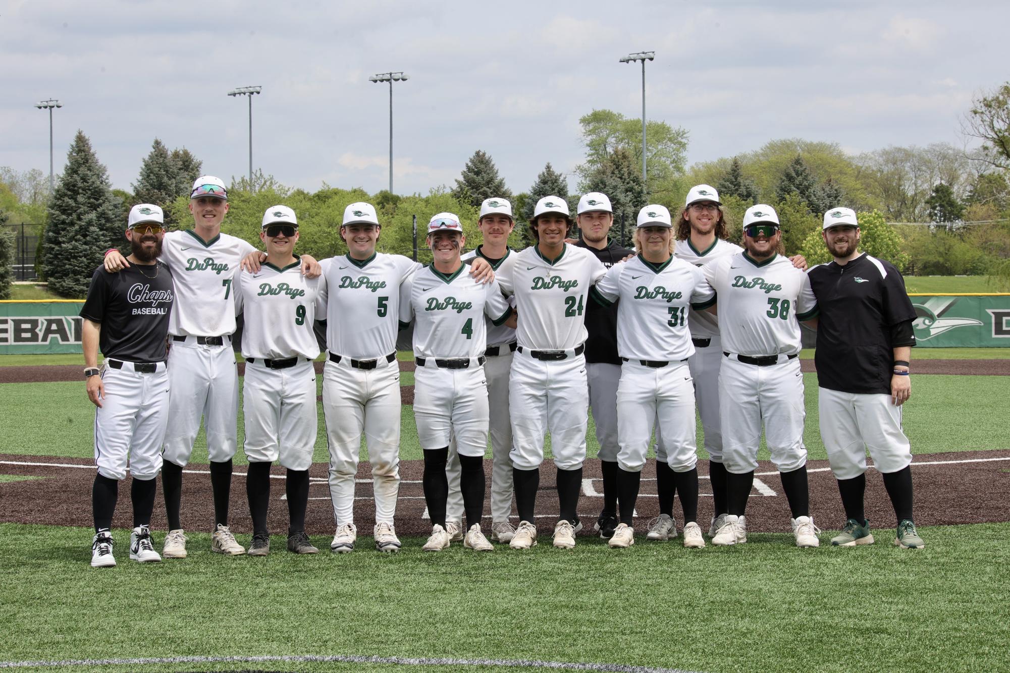 COD Baseball Sweeps Sauk Valley on Sophomore Day - The Courier